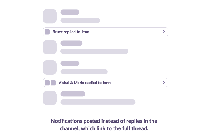 Threads in Slack, a long design journey (part 2 of 2) • Slack Design
