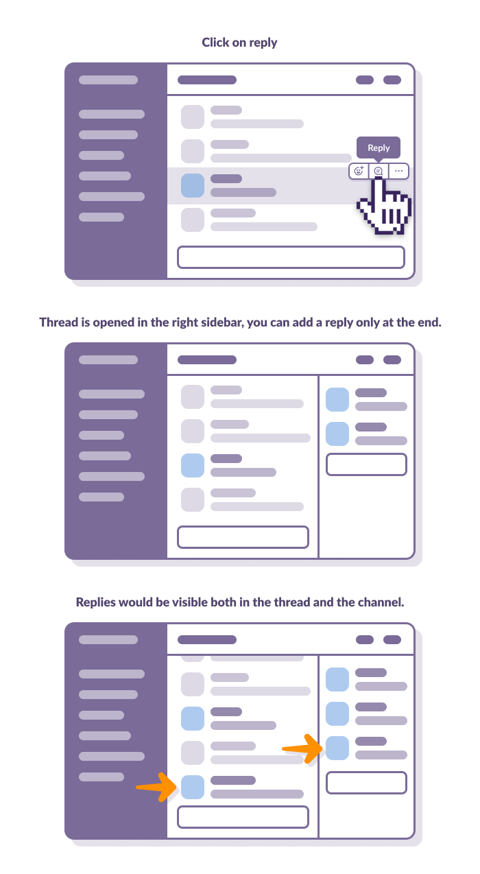 Threads in Slack, a long design journey (part 2 of 2) • Slack Design