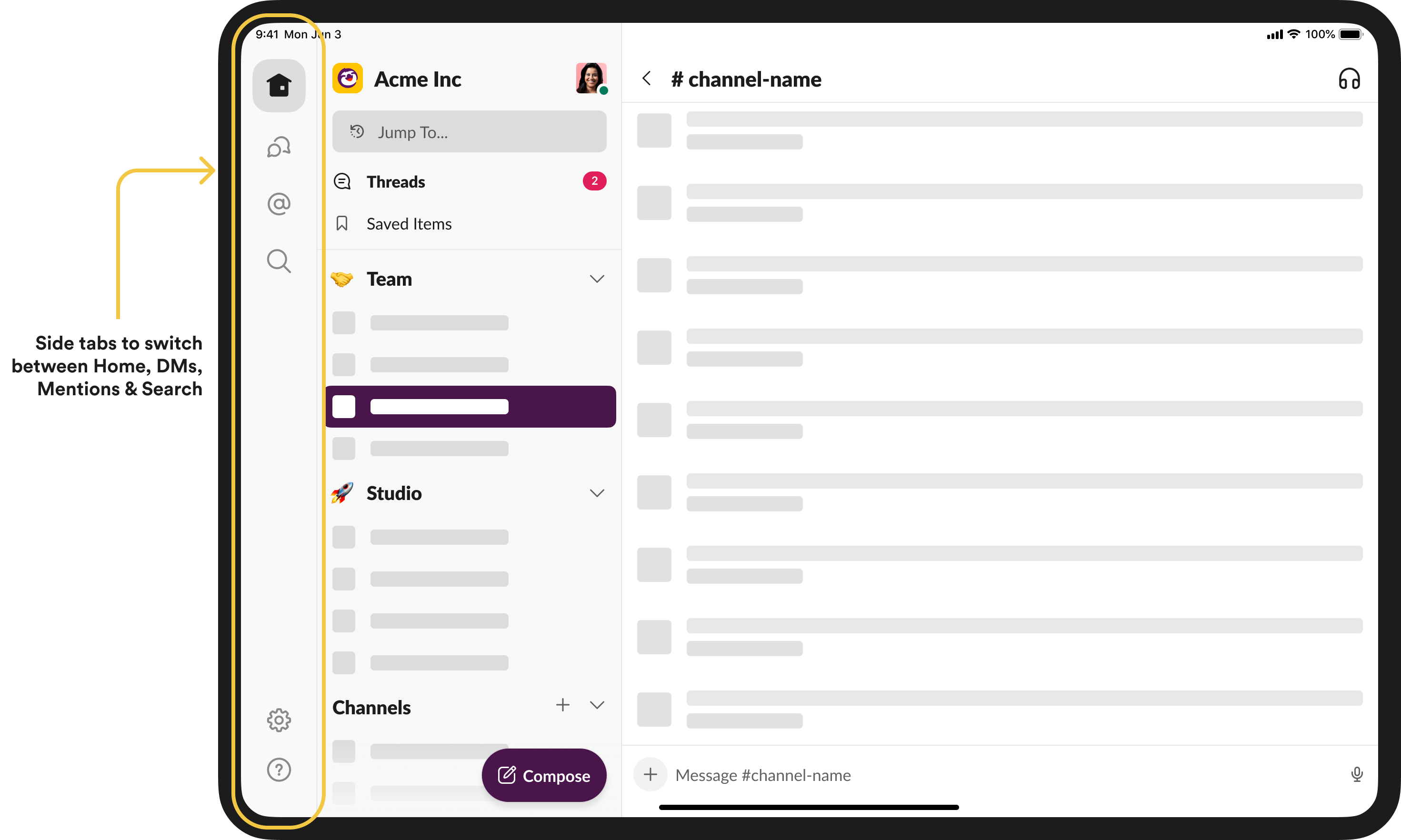 How we redesigned Slack for the iPad • Slack Design