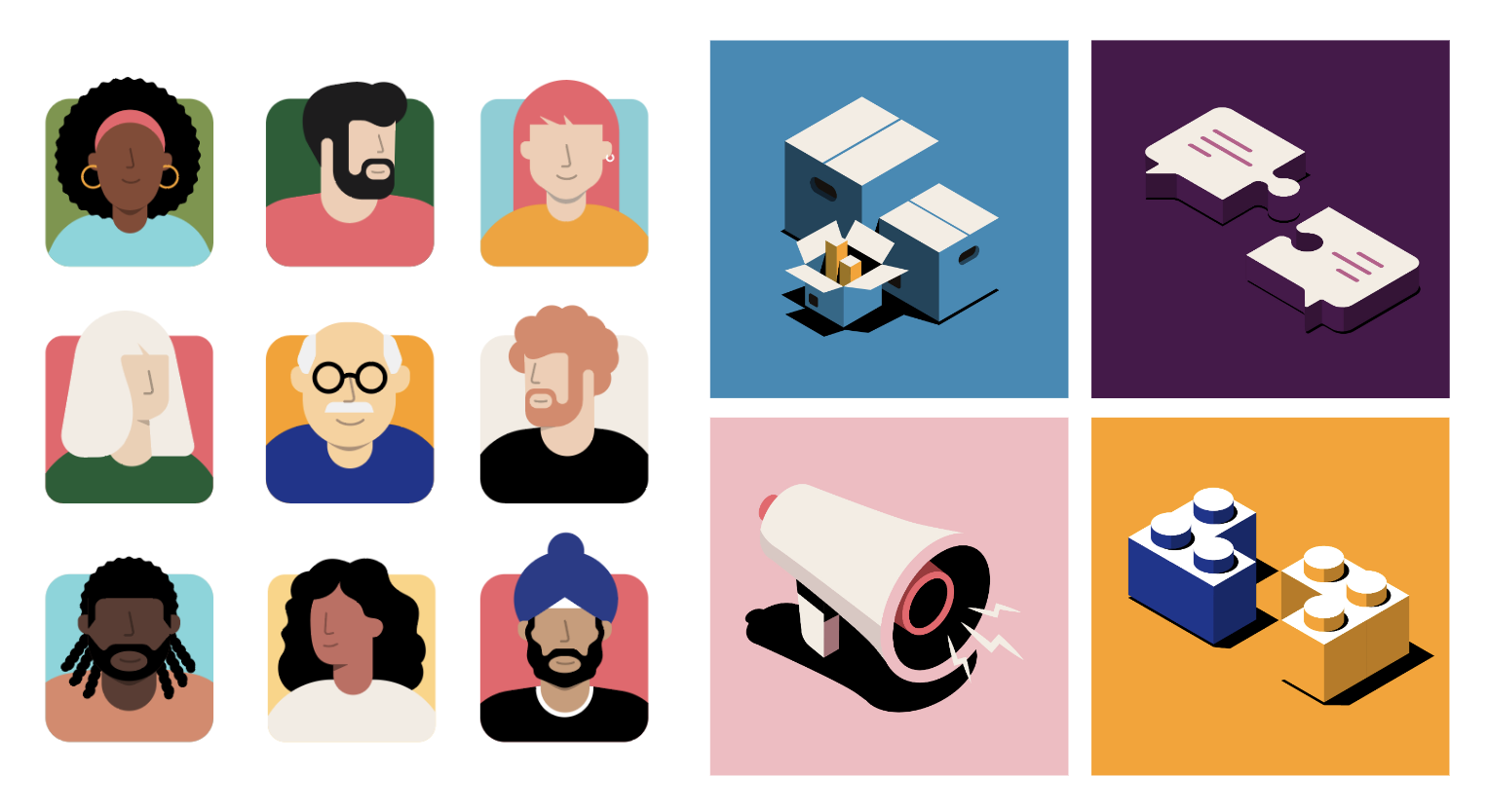 A behind-the-scenes look at building the Slack Design illustration ...