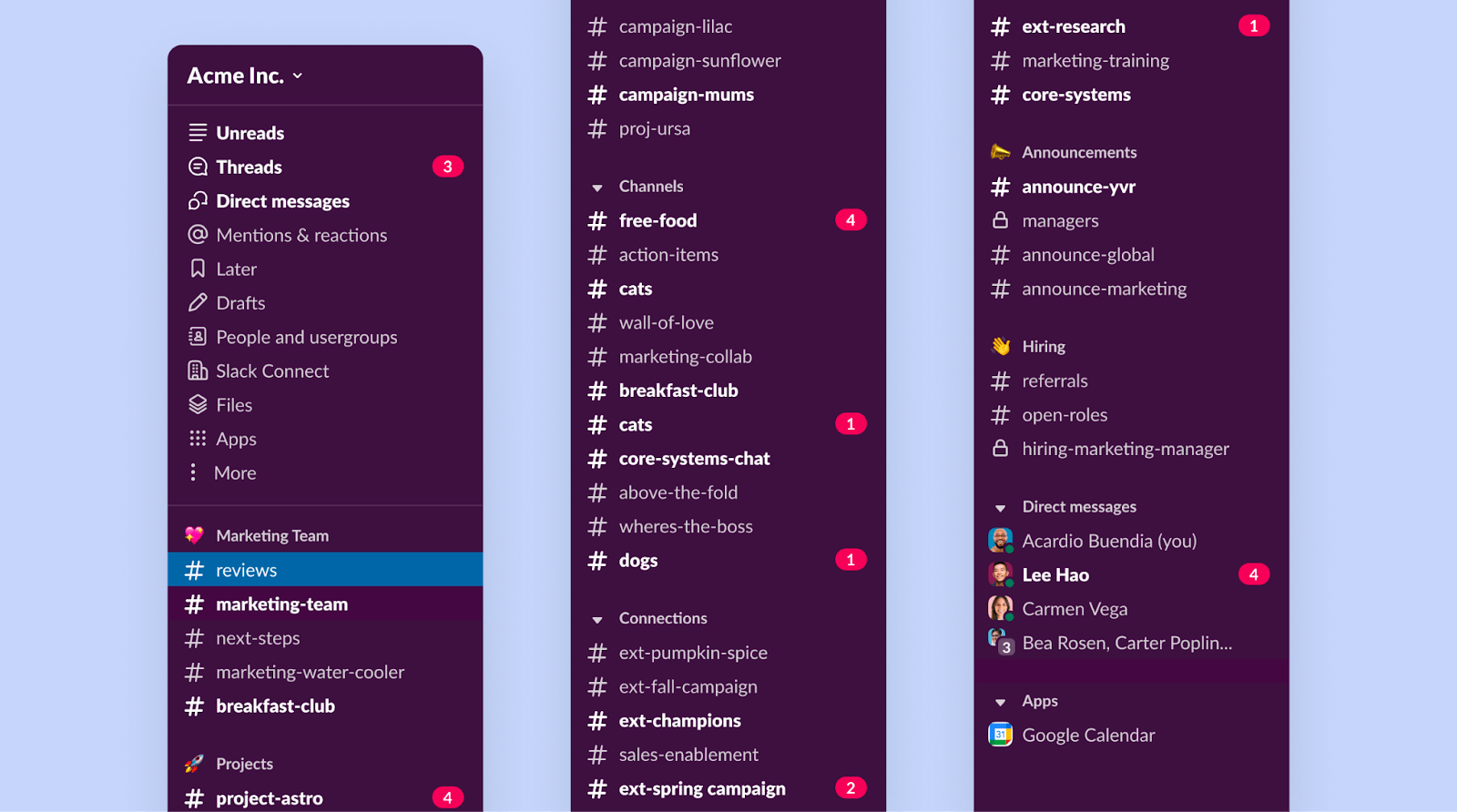 A more focused, productive Slack • Slack Design