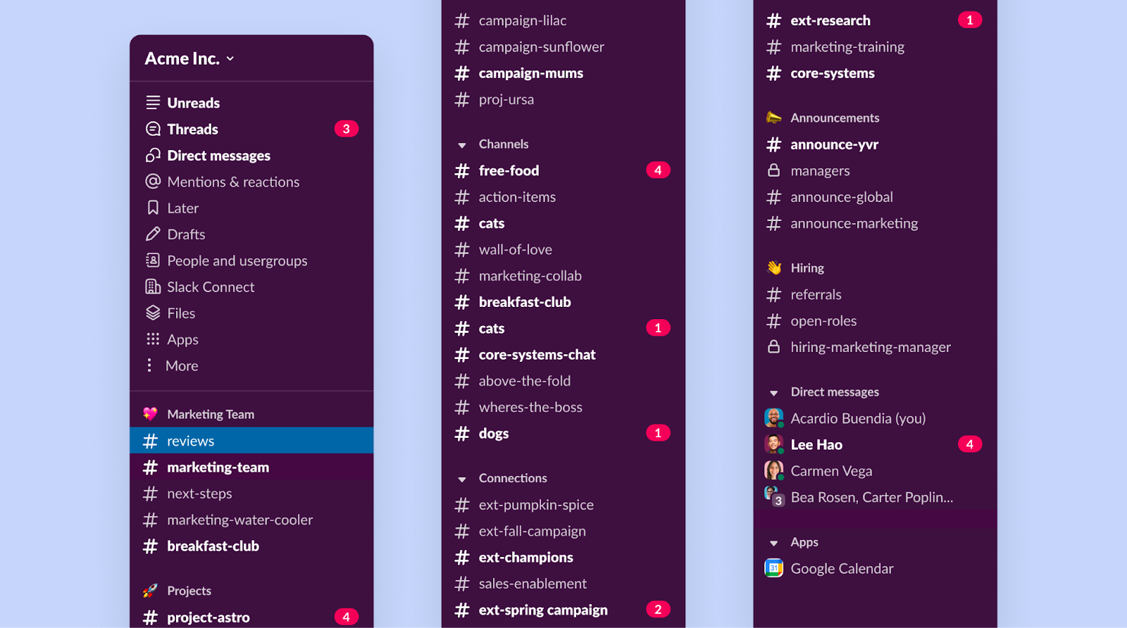 A more focused, productive Slack • Slack Design