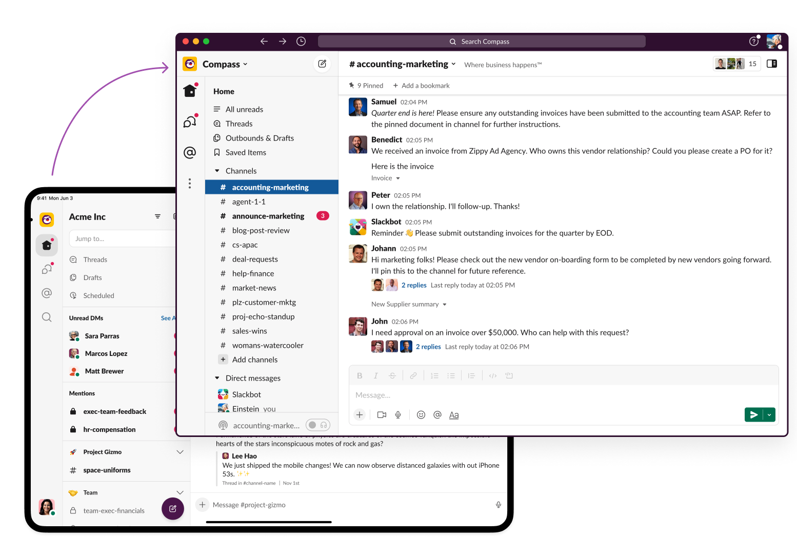 A more focused, productive Slack • Slack Design