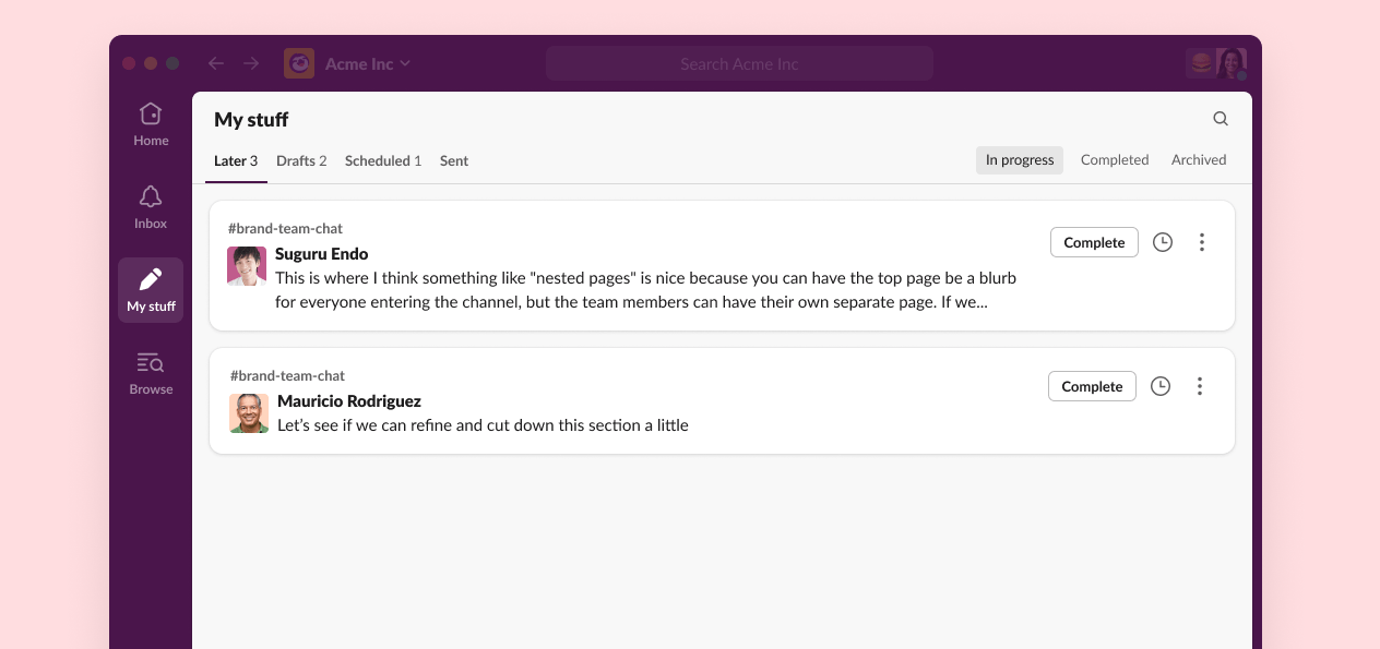 A more focused, productive Slack • Slack Design