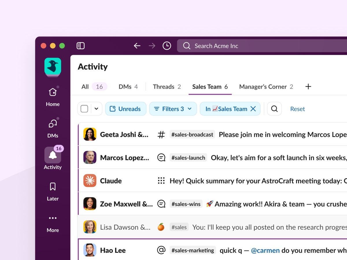 No Small Task: Evolving the Way Millions Catch Up in Slack • Slack Design