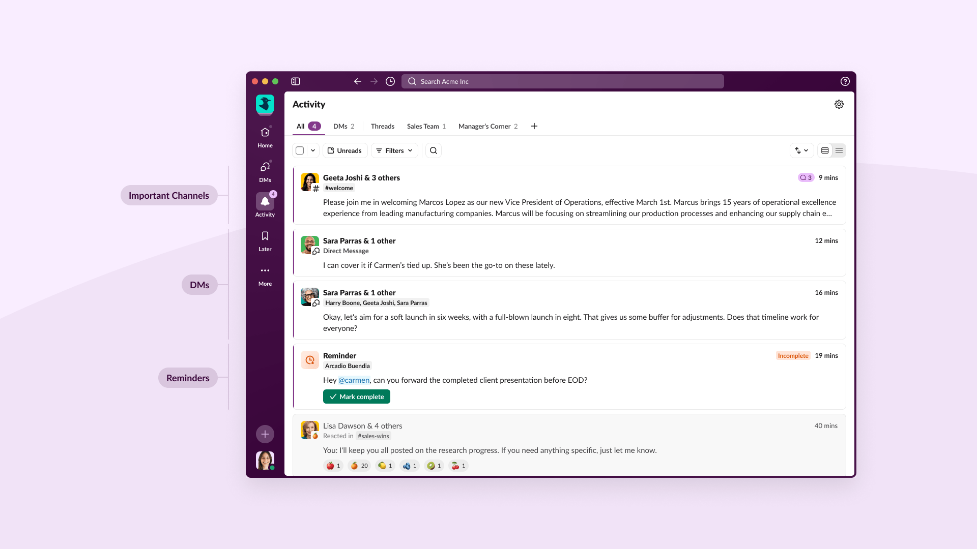 No Small Task: Evolving the Way Millions Catch Up in Slack • Slack Design